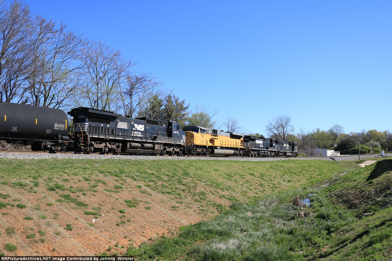 NS 8416 trails last on NS 38q